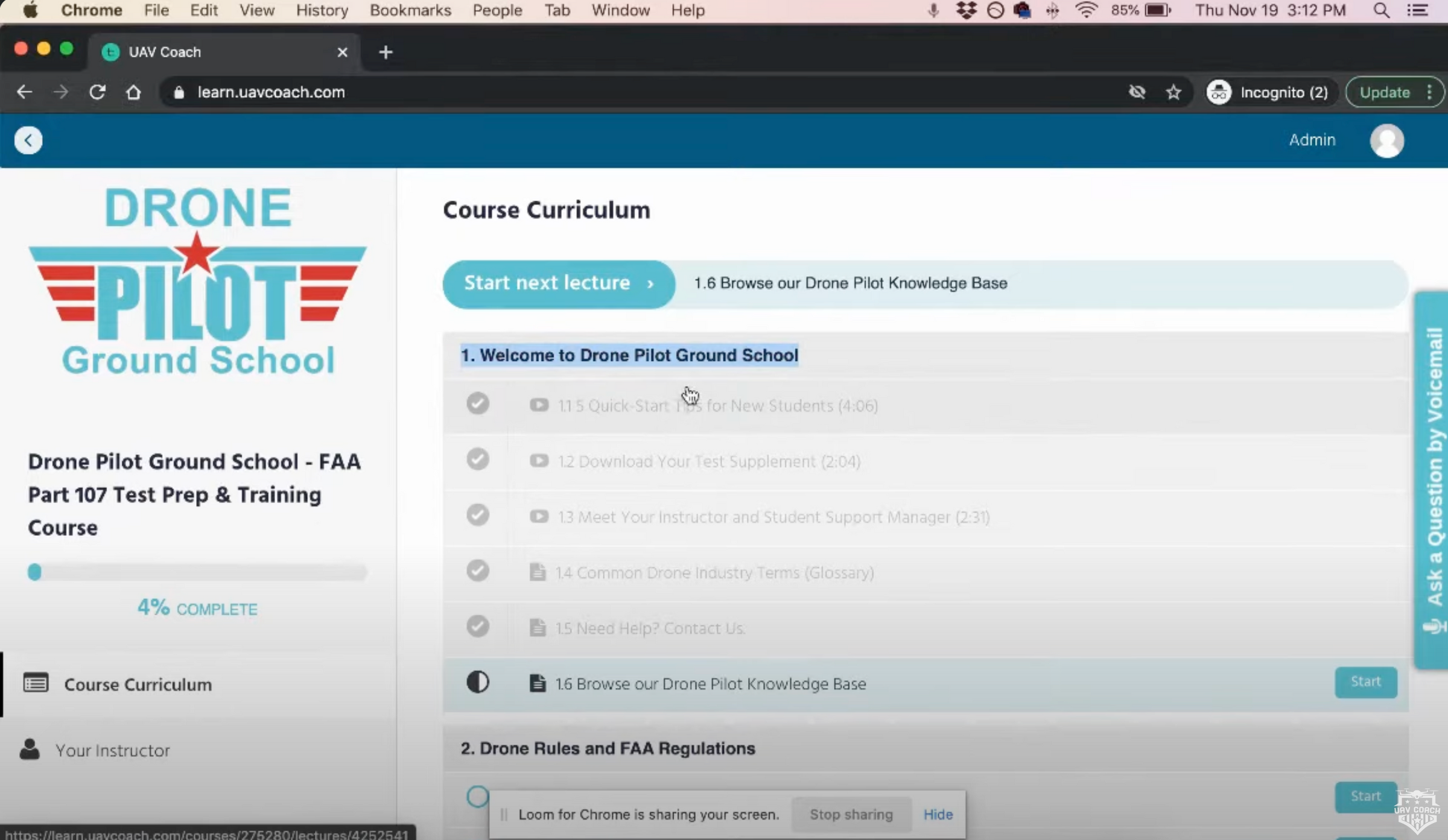 Commercial Drone License - Drone Pilot Ground School